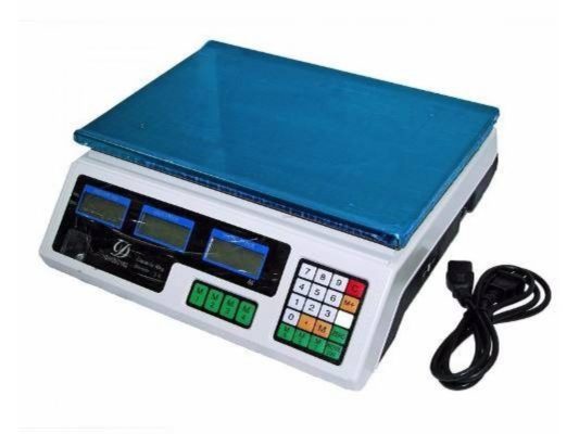 Pesa Digital De Negocio Y Almacén 40 Kg Recargable Todoelectroofertas