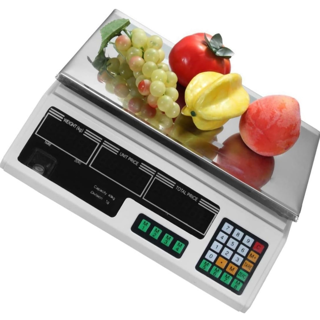 Pesa Digital De Negocio Y Almacén 40 Kg Recargable Todoelectroofertas