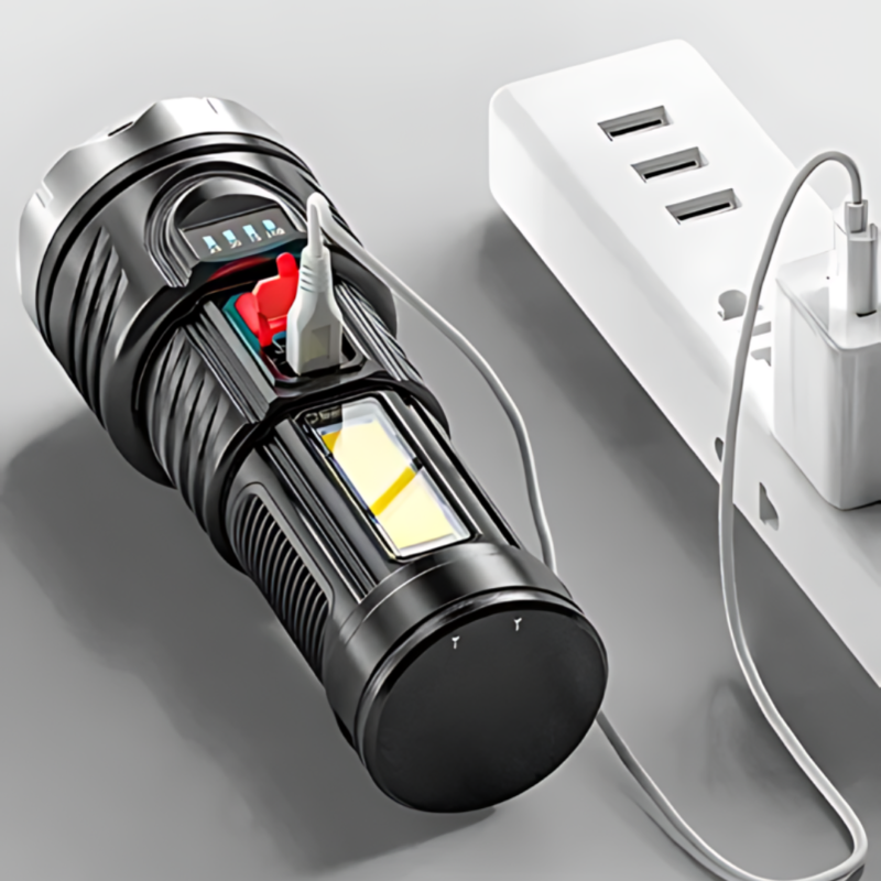 Linterna Led de Mano Recargable USB Potente - todoelectroofertas