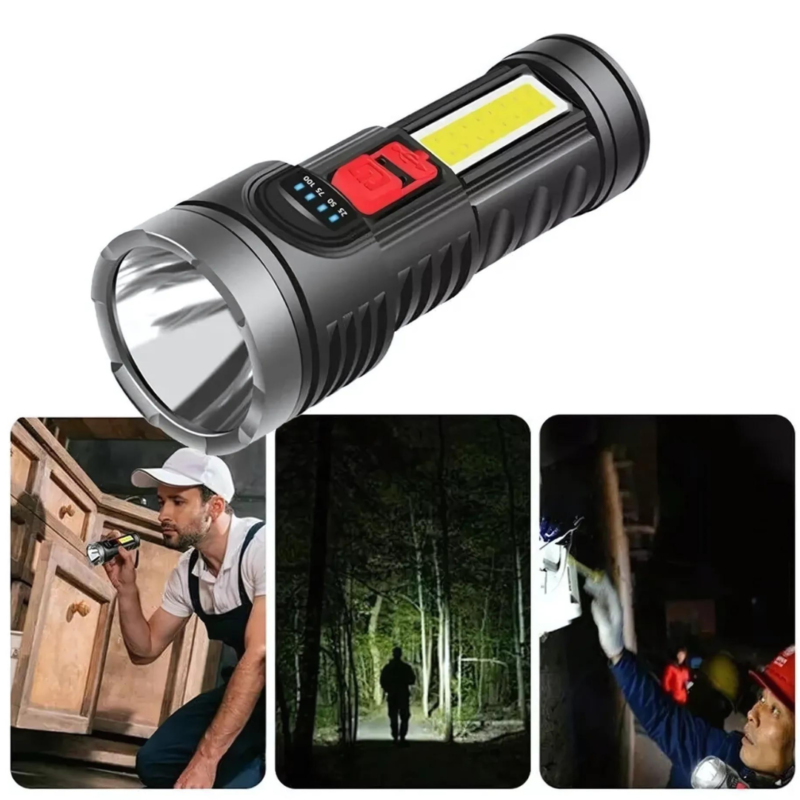 Linterna Led de Mano Recargable USB Potente - todoelectroofertas