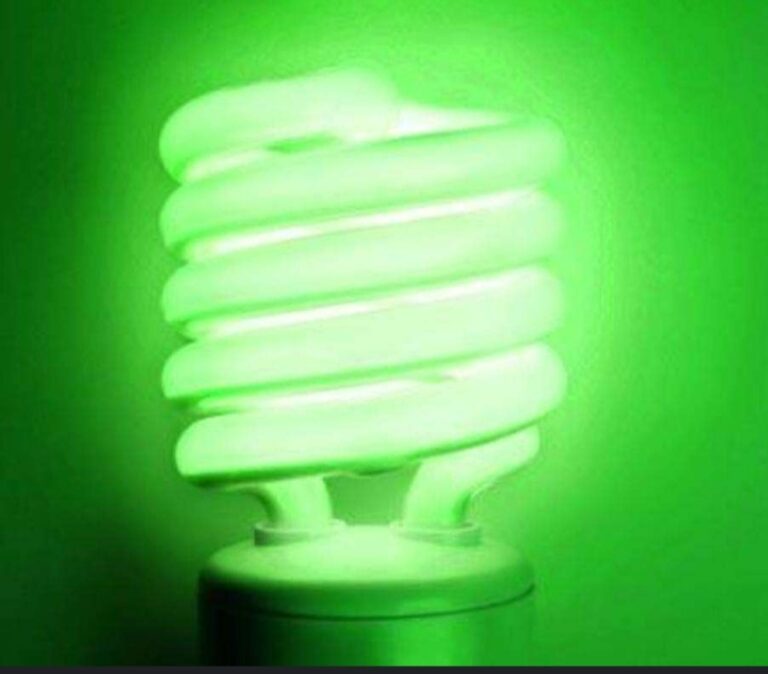 Ampolleta Led Bajo Consumo Color Verde - todoelectroofertas