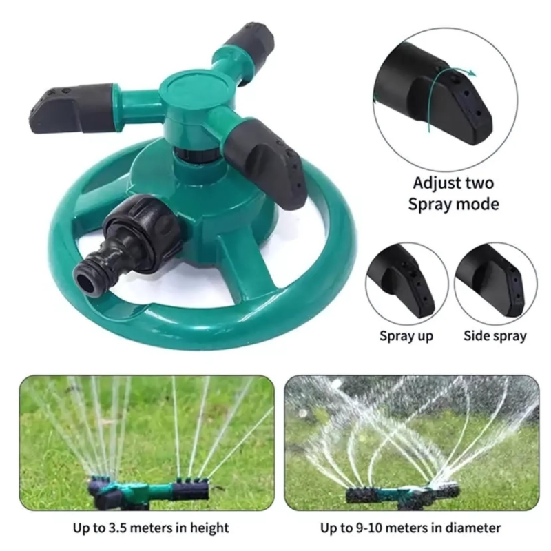 Aspersor Riego Automático Césped Jardín Regador Giratorio ...
