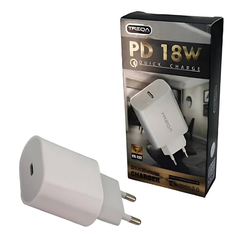 Cargador Con Entrada Tipo C Carga Rápida 3.0Amp - todoelectroofertas