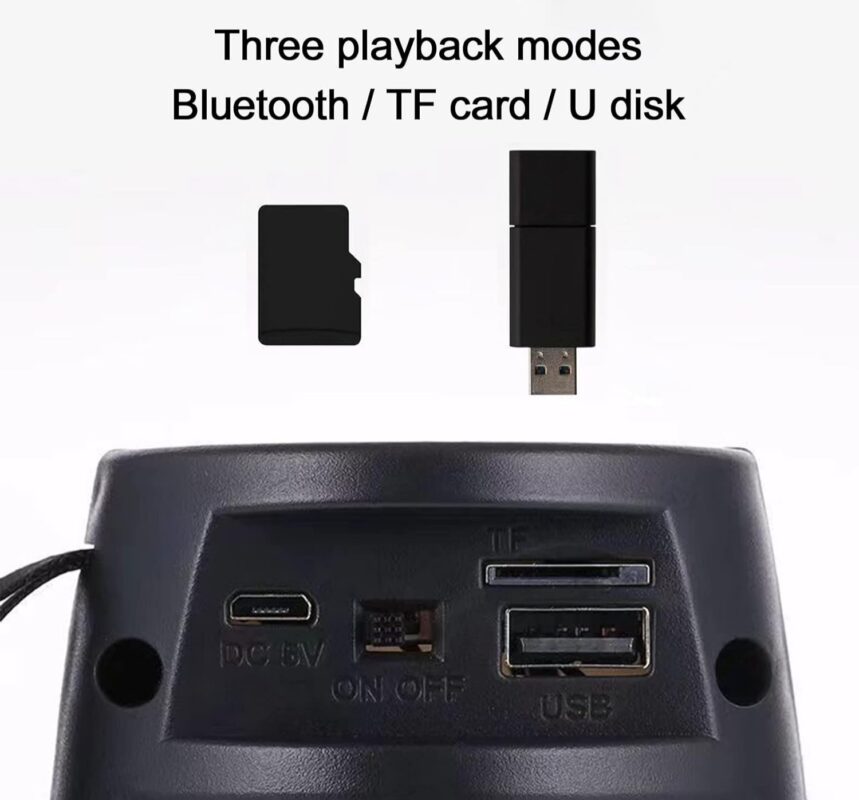 Parlante Bluetooth Portátil RGB - todoelectroofertas