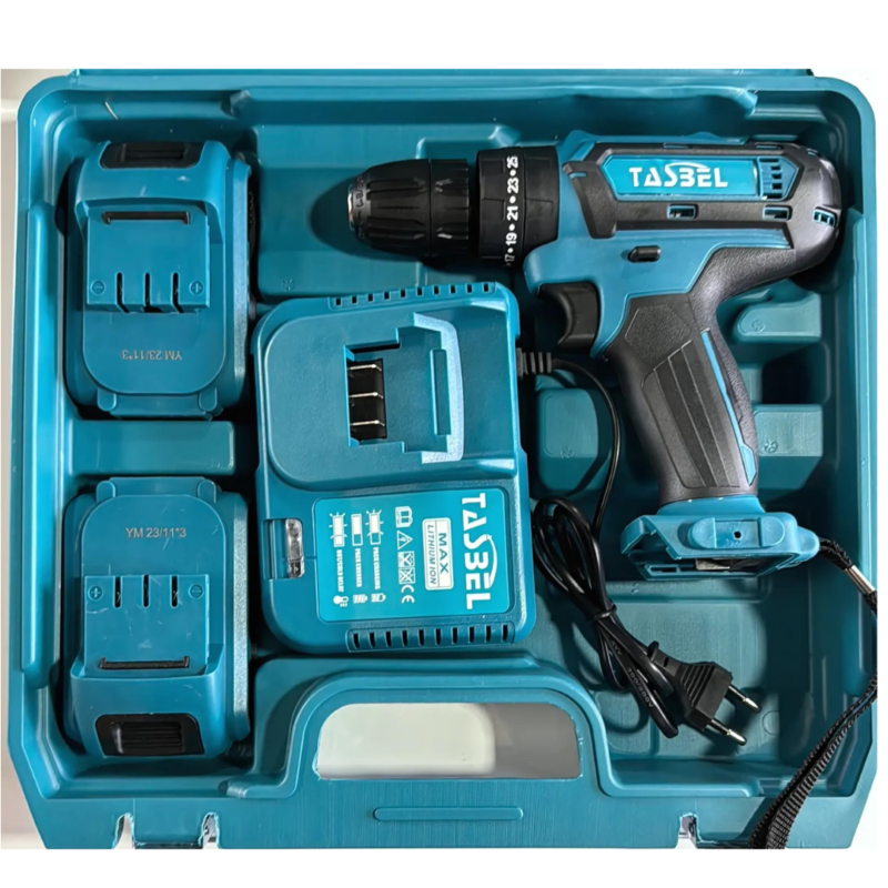 Taladro Tasbel 98V. 2 Baterías + Maleta y Accesorios - todoelectroofertas
